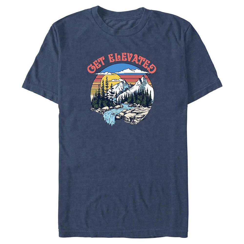 Big & Tall Get Elevated MountainView Stamp Graphic Tee