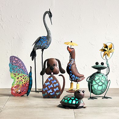 Gerson Solar Butterfly Floor Decor