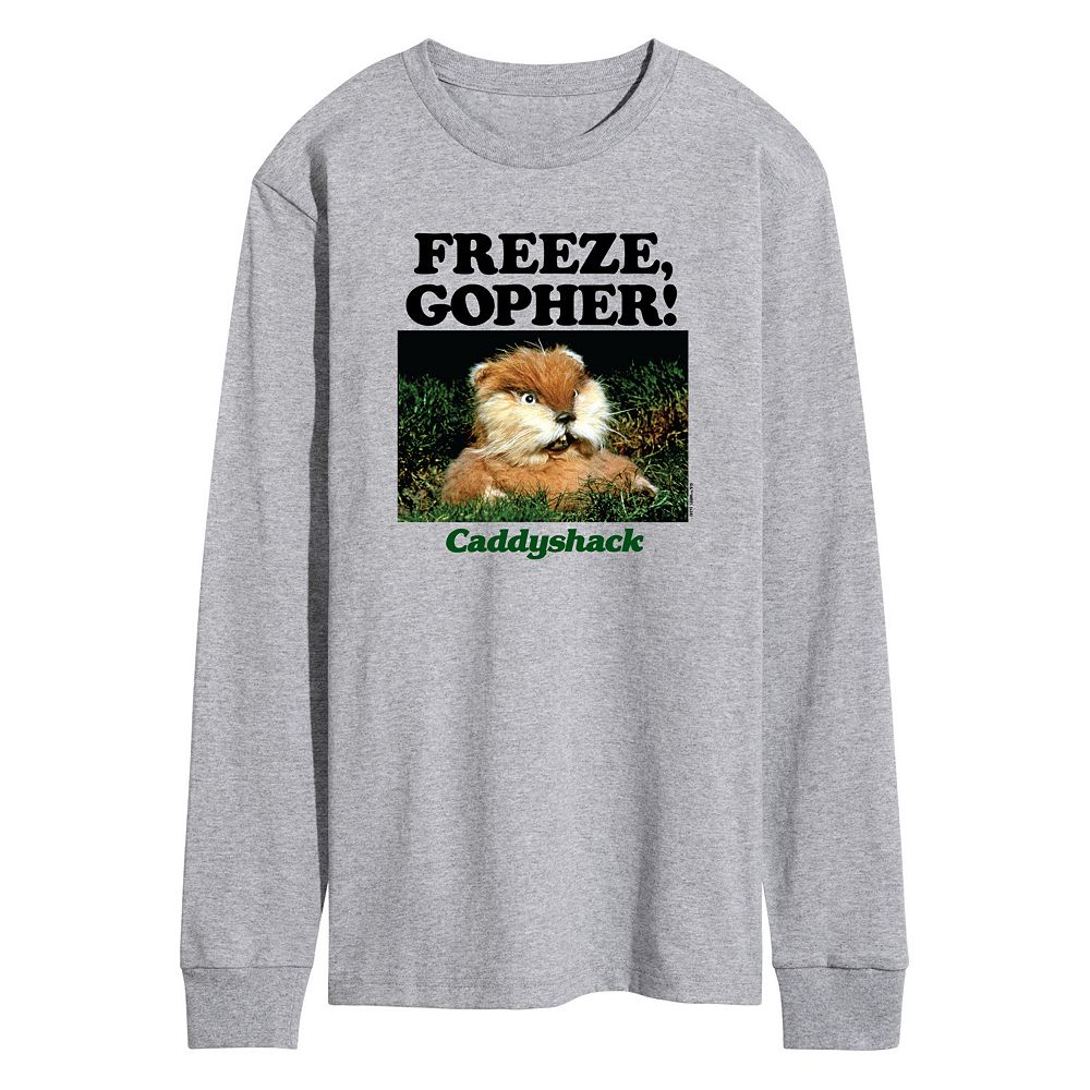 Men's Caddy Shack Freeze Gopher Long Sleeve Graphic Tee