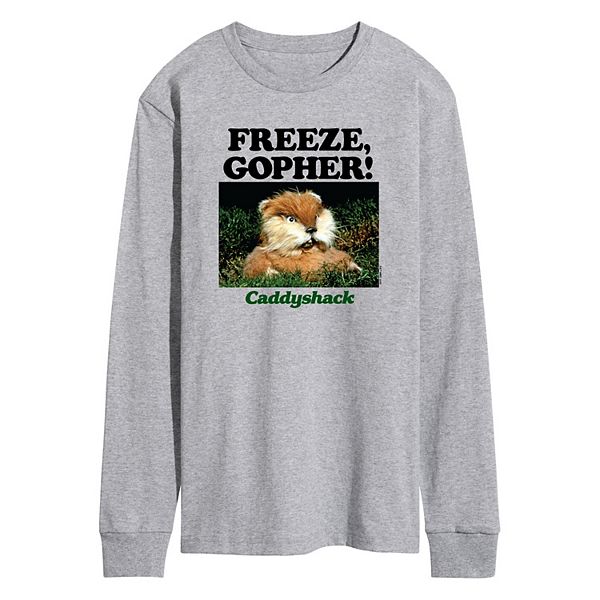 Men's Caddy Shack Freeze Gopher Long Sleeve Graphic Tee
