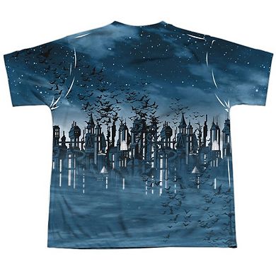 Batman Heed The Call Short Sleeve Youth Poly Crew T-shirt