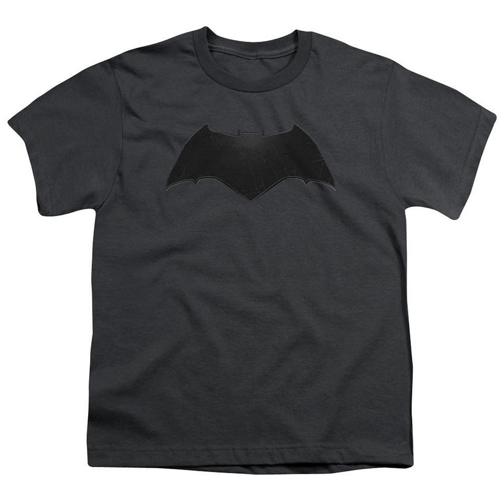 Batman V Superman Beveled Bat Logo Short Sleeve Youth T-shirt