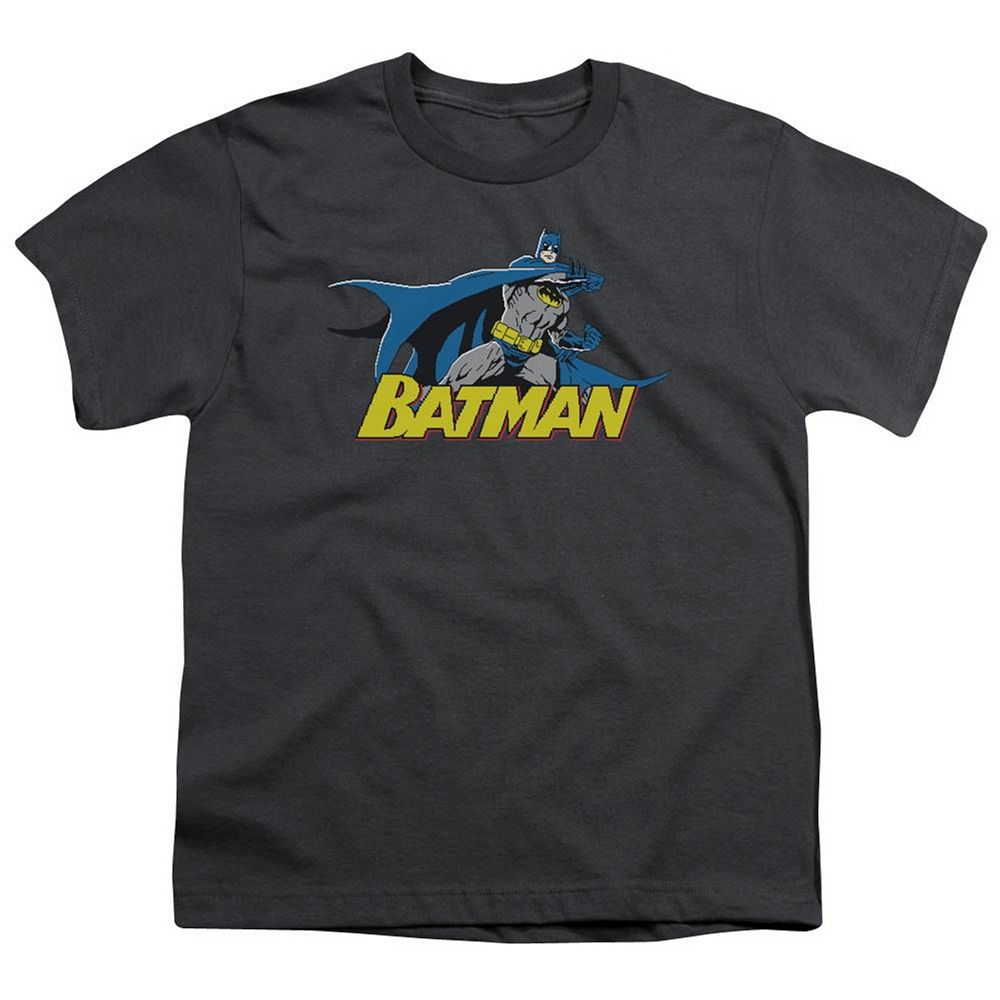 Batman 8 Bit Cape Short Sleeve Youth T-shirt