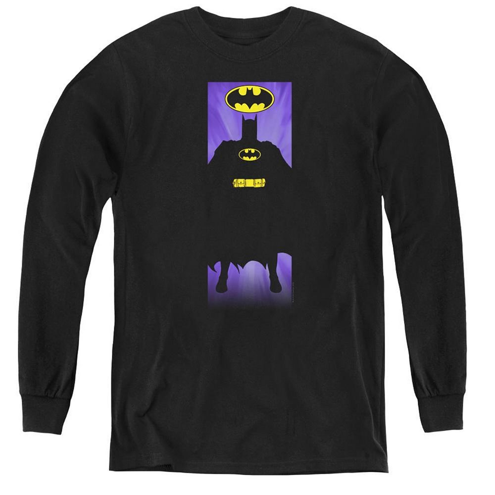 Batman Block Youth Long Sleeve T-shirt