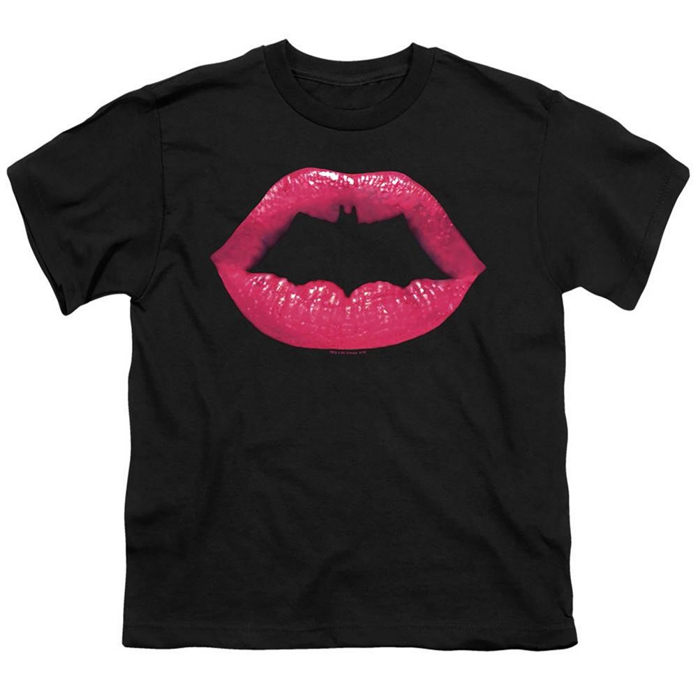 Batman Bat Kiss Short Sleeve Juvenile T-shirt