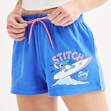 Disney's Lilo & Stitch Juniors' Stitch Surf Club Graphic Shorts