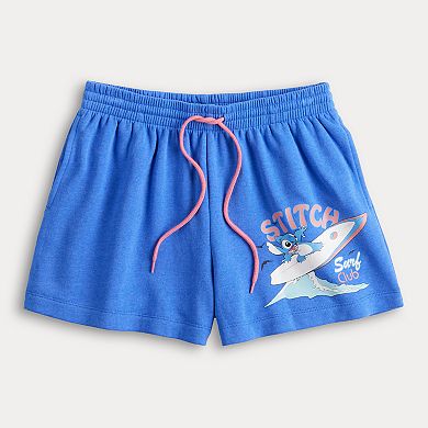 Disney's Lilo & Stitch Juniors' Stitch Surf Club Graphic Shorts