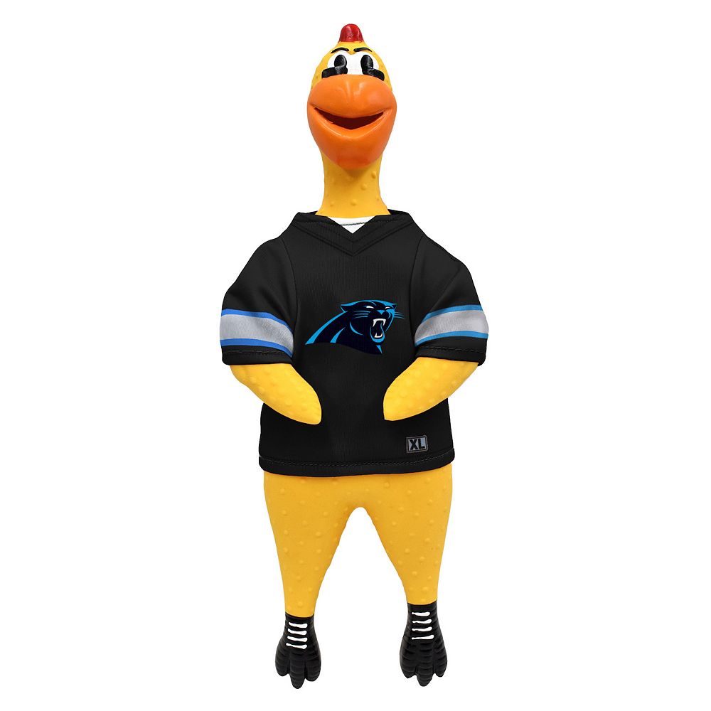 NFL Panthers Rubber Chicken Toy