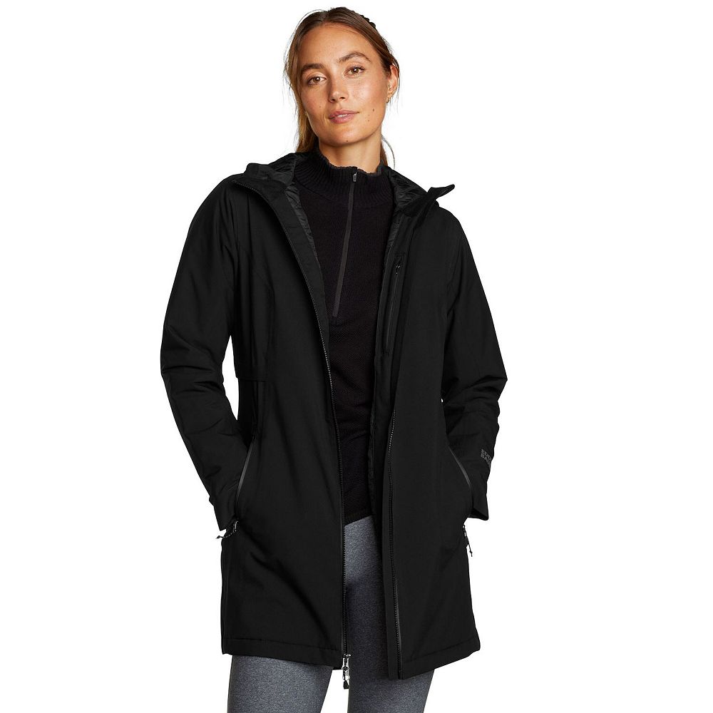 Women's Eddie Bauer Cloud Cap Stretch Insulated Trench Coat