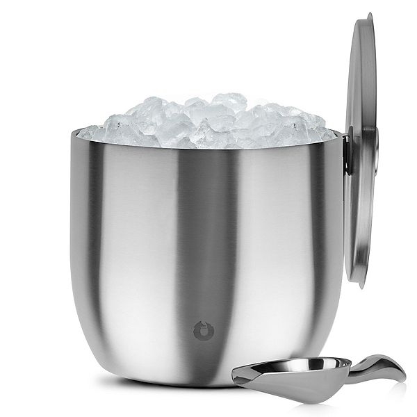 Extra Large Premium Insulated Stainless Steel Ice Bucket With Lid And ...