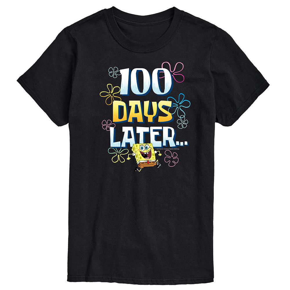 Men's SpongeBob SquarePants 100 Days Later Graphic Tee