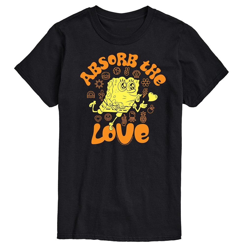 Men's SpongeBob SquarePants Absorb The Love Graphic Tee