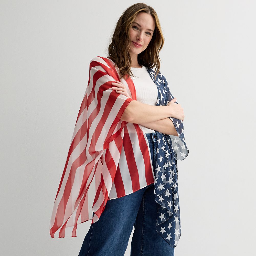 Women's Collection XIIX Ombre Americana Ruana