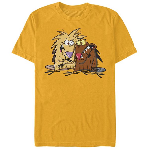 Men's Angry Beavers Crazy Eyes Portraits Graphic Tee