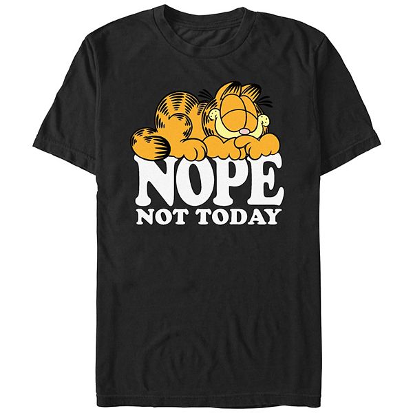 Men's Garfield Nope Not Today Graphic Tee Men's Garfield Nope Not Today Graphic Tee