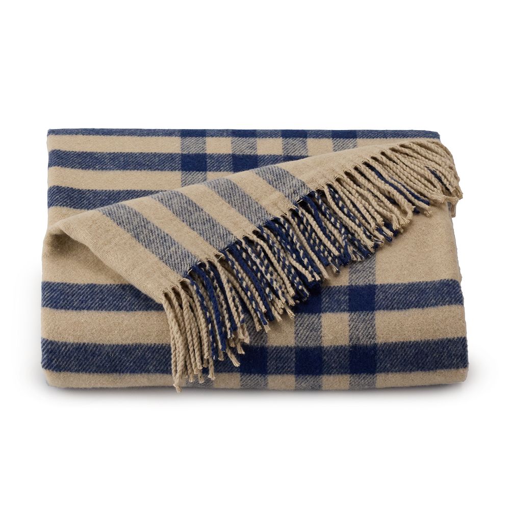 Discover Europe Treasures Plaid Brushed Cotton Throw