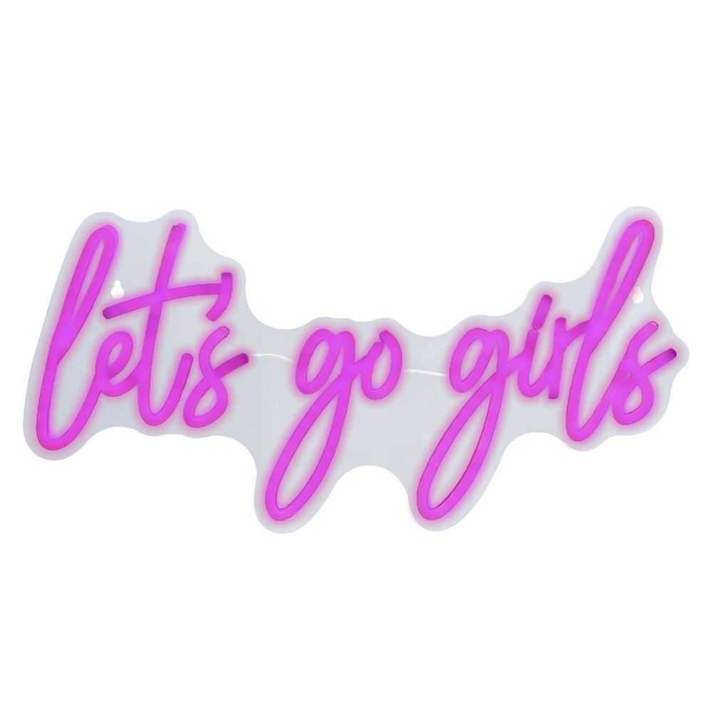 Let's Go Girls LED Wall Decor