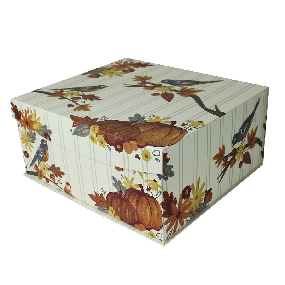 Celebrate Together™ Fall Large Harvest Bird Paper Gift Storage Box