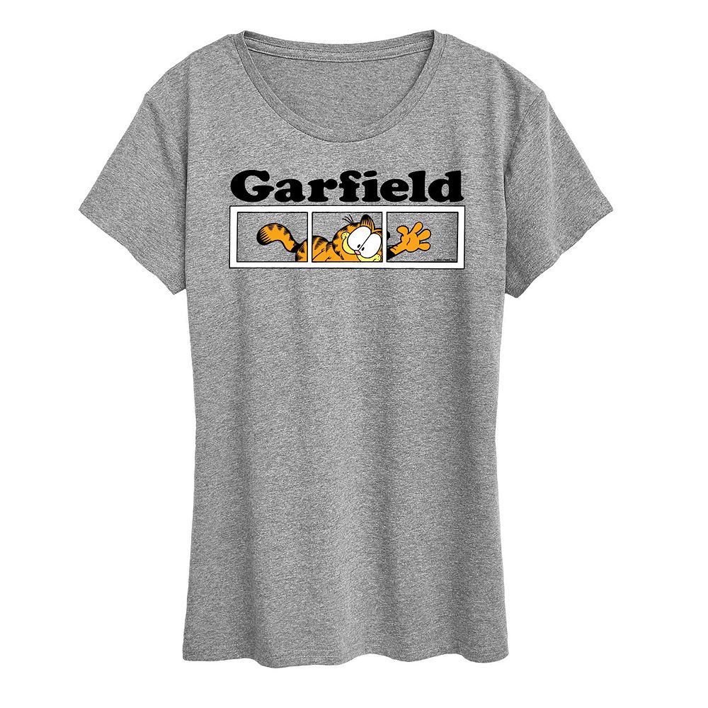Women's Garfield Panel Logo Graphic Tee
