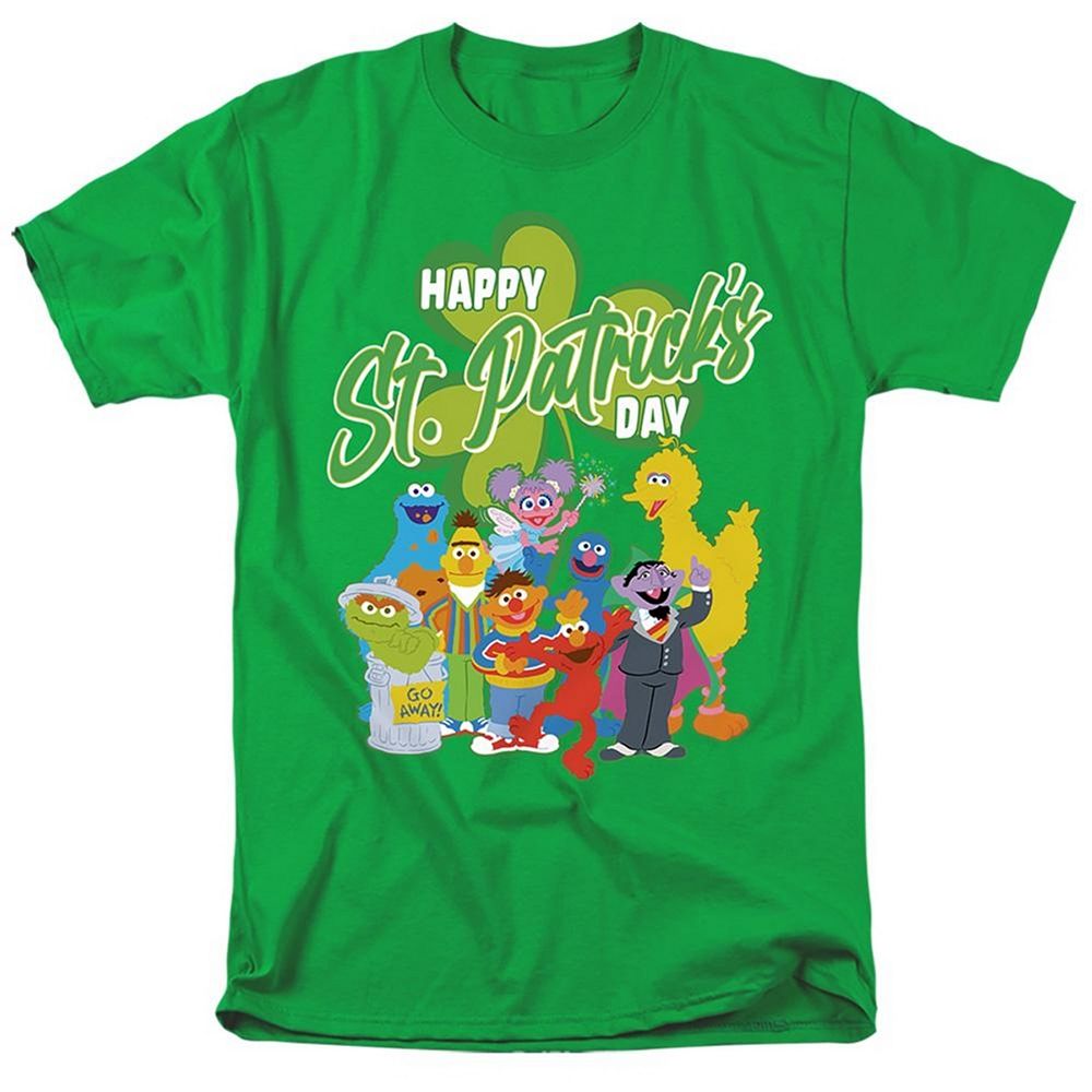 Sesame Street St. Patrick´s Day Big Bird Elmo Cookie Monster Short ...