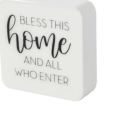New View Gifts & Accessories Bless This Home Box Sign Wall Art