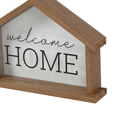 New View Gifts & Accessories Welcome Home Box Sign Table Decor