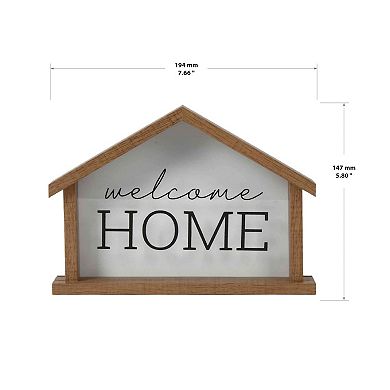 New View Gifts & Accessories Welcome Home Box Sign Table Decor