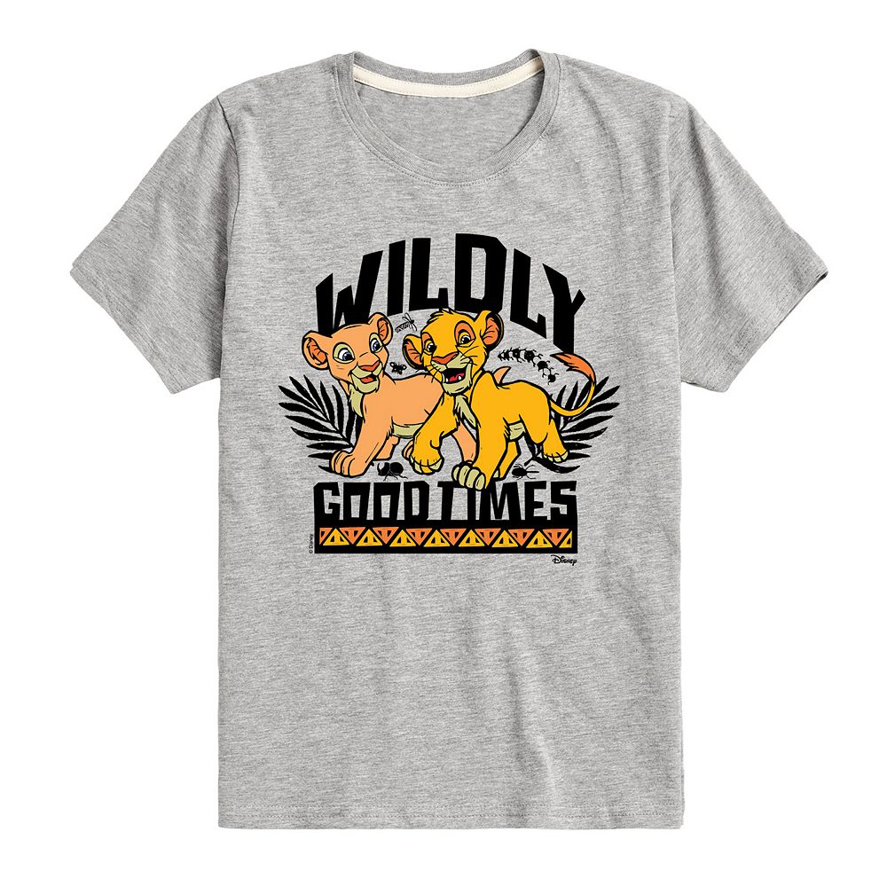 Disney's Lion King Simba & Nala Boys 8-20 Wildly Good Times Graphic Tee