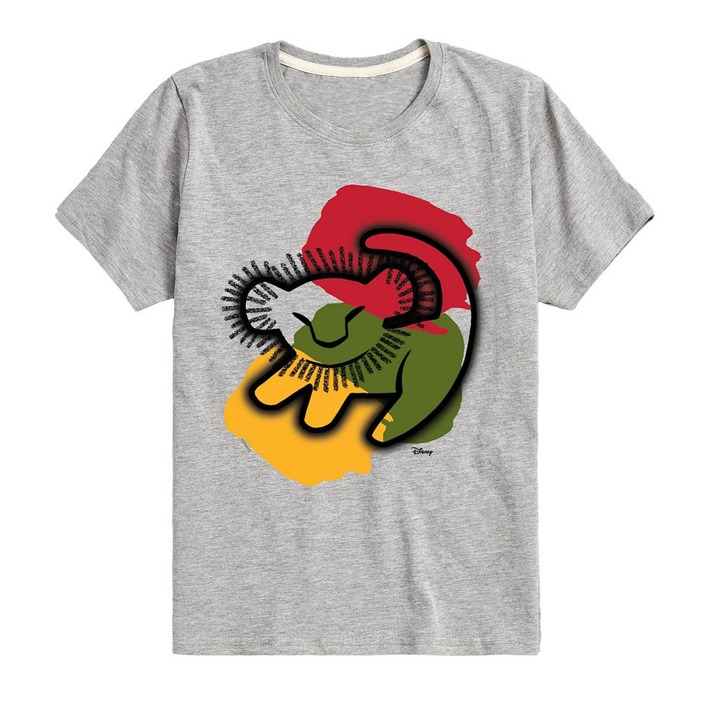 Disney's Lion King Simba Boys 8-20 Drawing Graphic Tee
