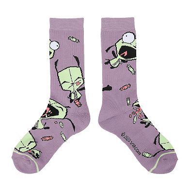 Men's Invader Zim Gir Crew Socks