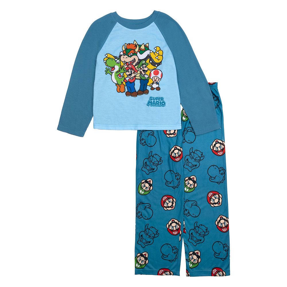 Boys 6-12 Nintendo Super Mario Group Shot 2-Piece Pajama Set
