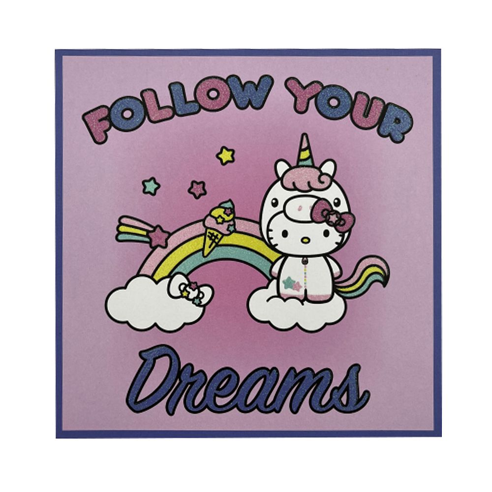 Sanrio Hello Kitty Follow Your Dreams Box Sign