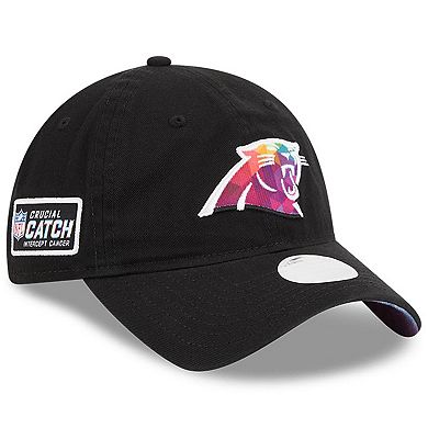 Women's New Era Black Carolina Panthers 2023 NFL Crucial Catch 9TWENTY ...