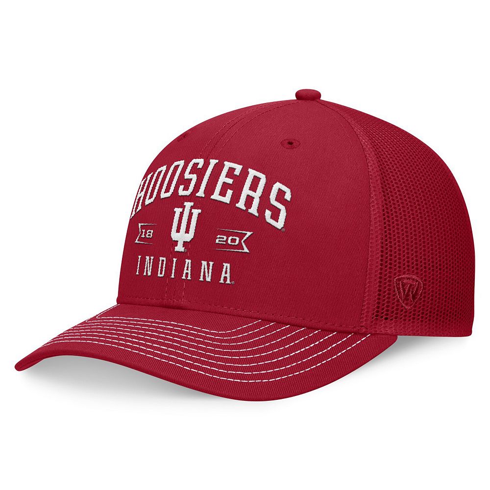 Men's Top of the World Crimson Indiana Hoosiers Carson Trucker ...