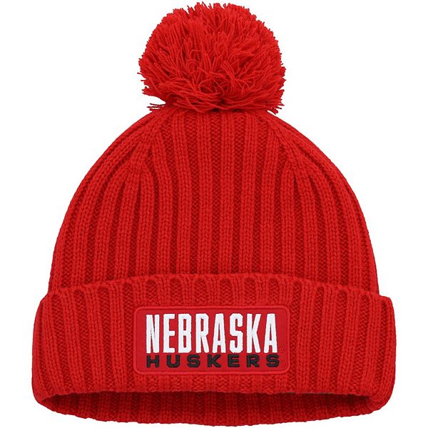 Men's adidas Scarlet Nebraska Huskers Modern Ribbed Cuffed Knit Hat ...