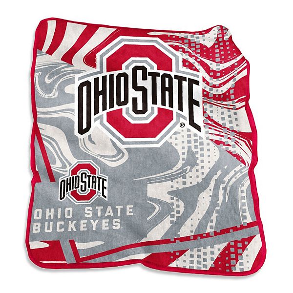 "Ohio State Buckeyes 50"" x 60"" Swirl Raschel Throw Blanket"