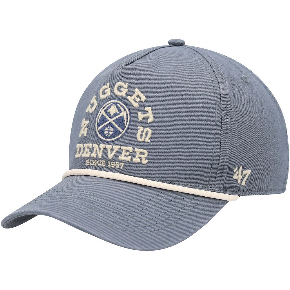 Men's '47 Blue Denver Nuggets Canyon Ranchero Hitch Adjustable Hat