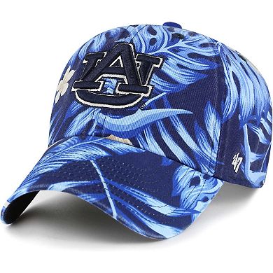 Men's '47 Navy Auburn Tigers Tropicalia Clean Up Adjustable Hat