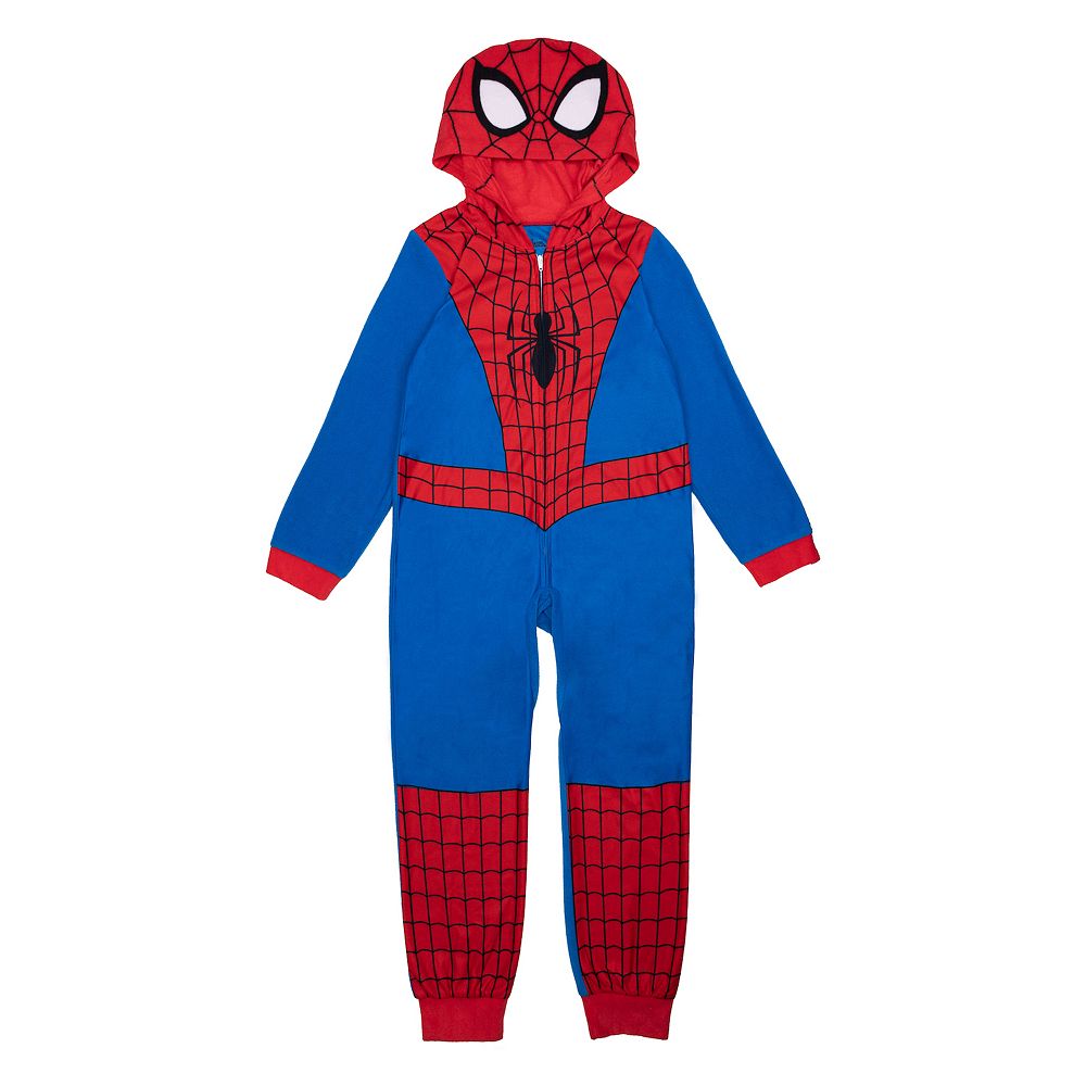 Boys 4-10 Marvel Spider-Man One-Piece Pajamas