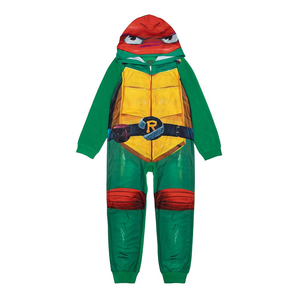 Boys 4-10 Ninja Turtles Raphael One-Piece Pajamas
