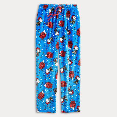 Men's Snoopy Holiday Super Minky Pajama Pants
