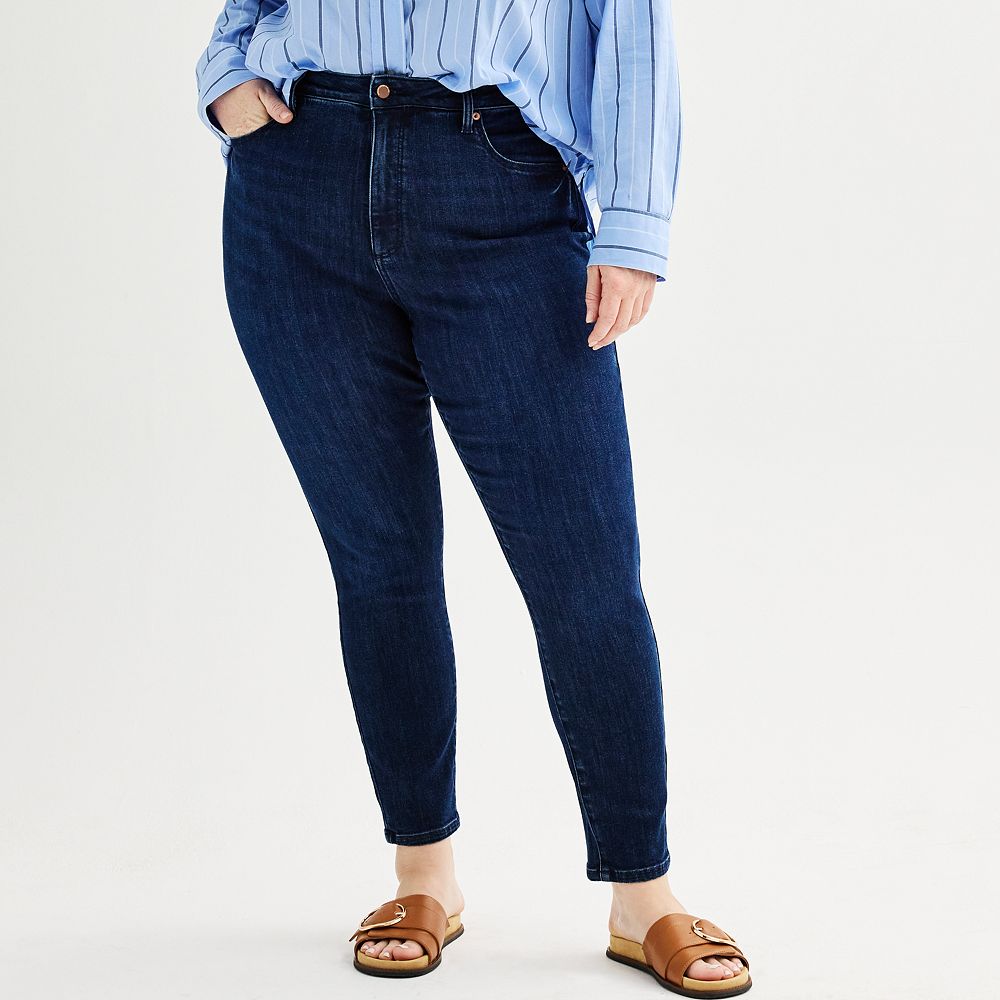 Plus Size Sonoma Goods For Life® High Rise Skinny Jeans