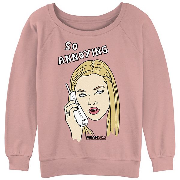 Juniors' Mean Girls Karen Smith So Annoying Graphic Slouchy Terry