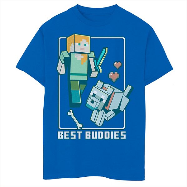 Boys Minecraft Best Buddies Graphic Tee