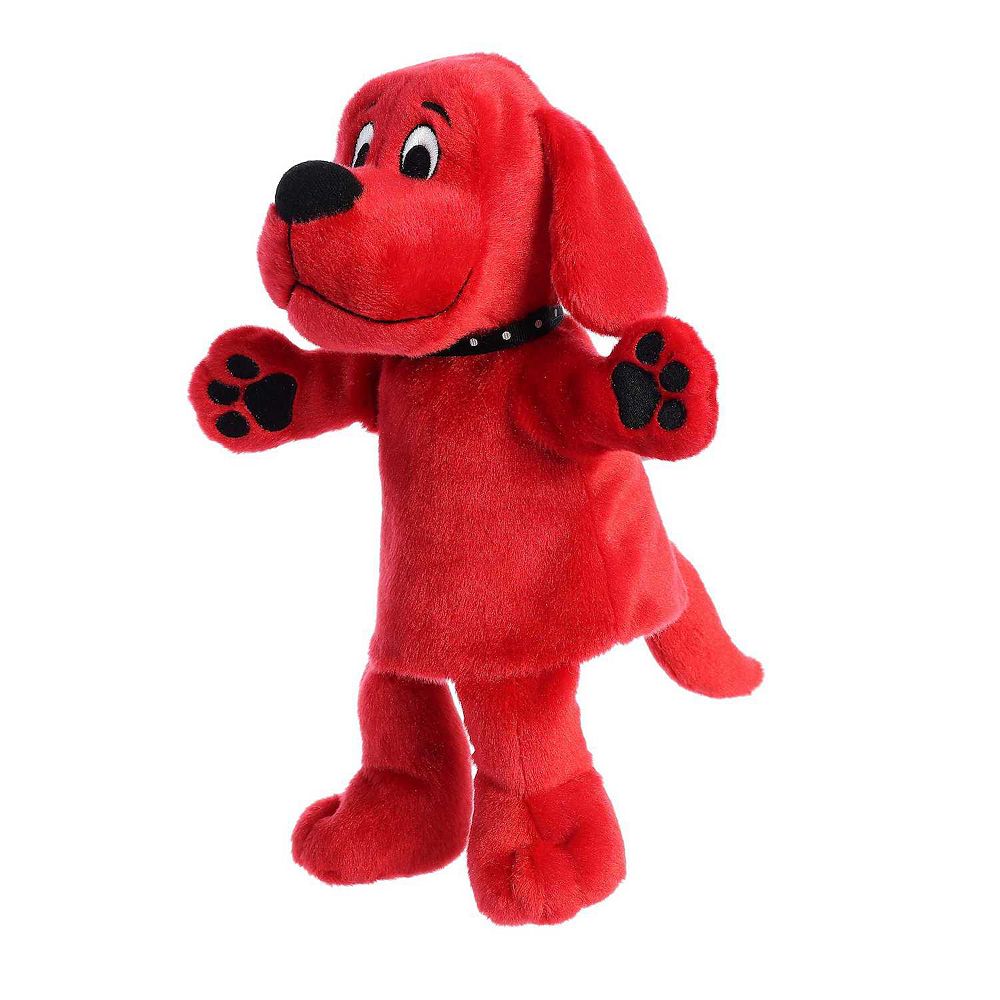 Aurora Medium Red Clifford 12" Clifford Hand Puppet Playful Stuffed Animal