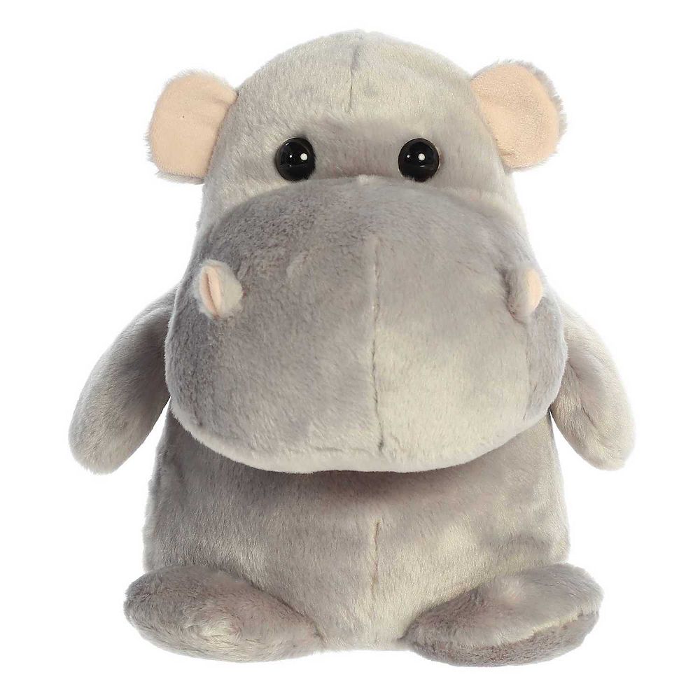 Aurora Medium Gray Happy Hippo And Friends 11" Happy Hippo Whimsical ...