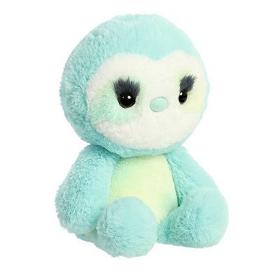 Aurora Small Blue Sweet Pop 9" Sherbet Sloth Colorful Stuffed Animal