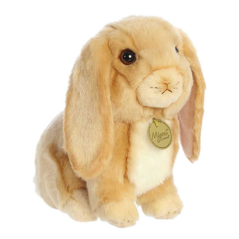 Aurora Medium Tan Miyoni 10" Lop Eared Rabbit Adorable Stuffed Animal