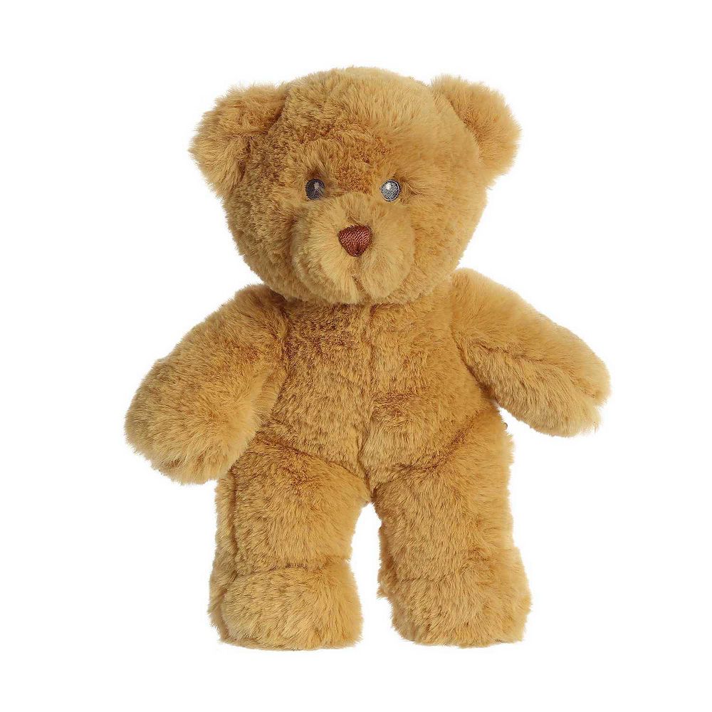 Ebba Medium Fluffy Bear 11" Tan Snuggly Baby Stuffed Animal