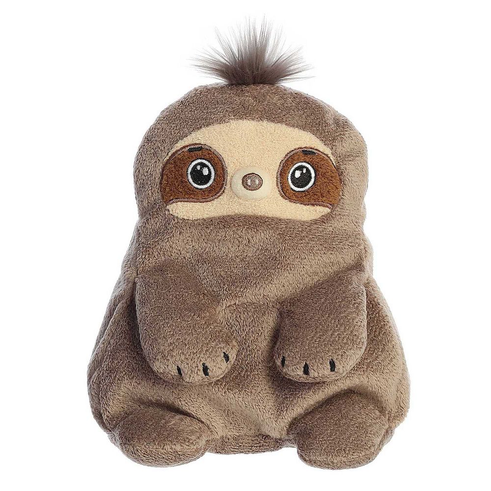 Aurora Small Brown Fluffles 9" Sammi Sloth Whimsical Stuffed Animal